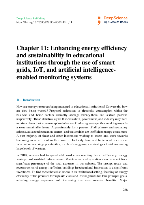 (PDF) Enhancing energy efficiency and sustainability in educational institutions through the use ...