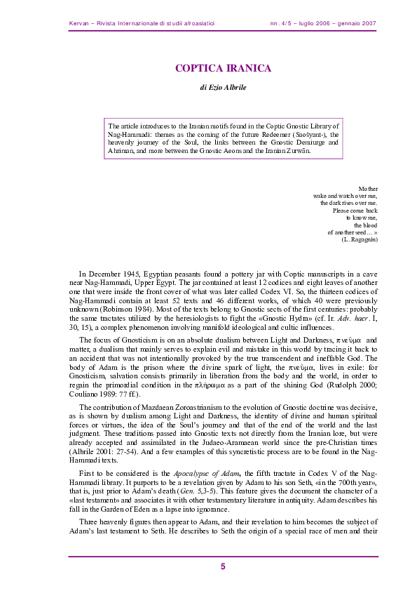 (PDF) Coptica Iranica