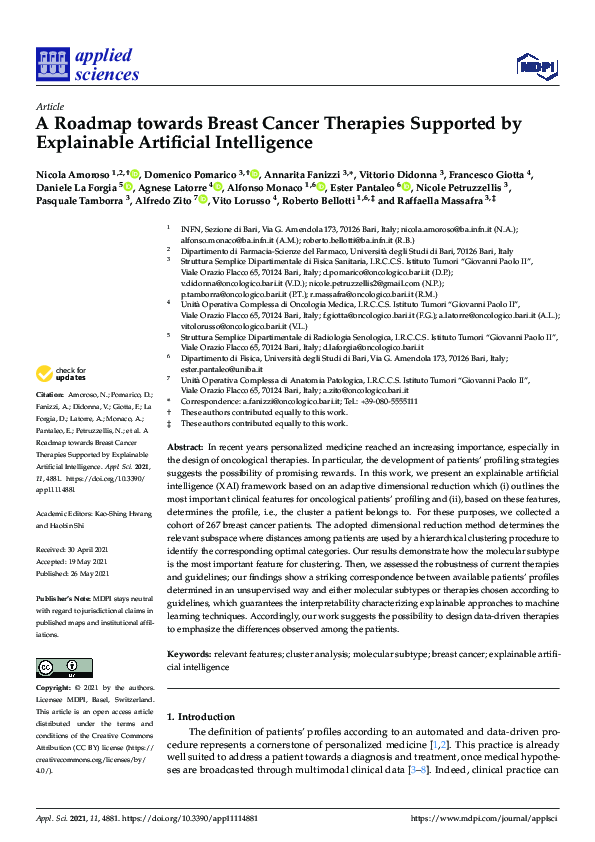 (PDF) A Roadmap towards Breast Cancer Therapies Supported by ...