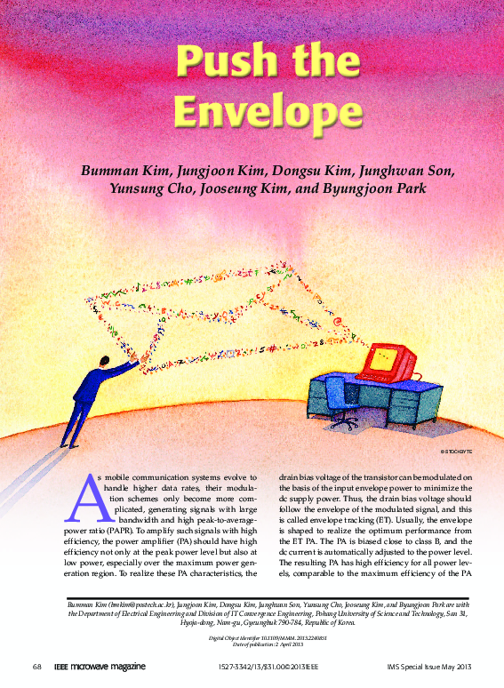 (PDF) Push the Envelope: Design Concepts for Envelope-Tracking Power Amplifiers