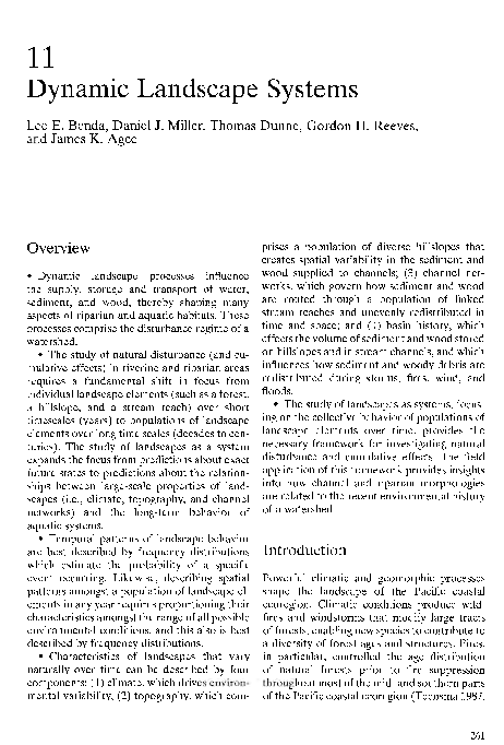 (PDF) Dynamic Landscape Systems