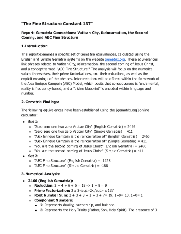 (PDF) The Fine Structure Constant