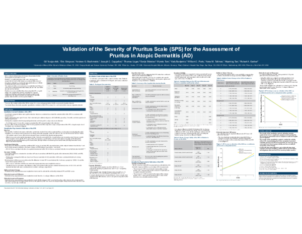 (PDF) Validation of the Severity of Pruritus Scale for the Assessment ...