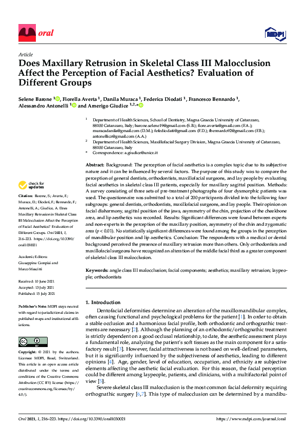 (PDF) Does Maxillary Retrusion in Skeletal Class III Malocclusion ...