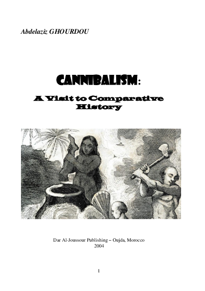 (PDF) Cannibalism: A Visit to Comparative History