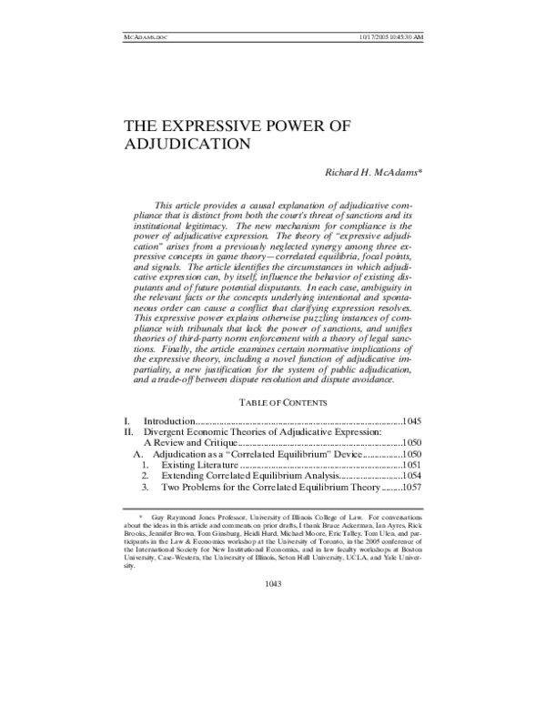 (PDF) The Expressive Power of Adjudication