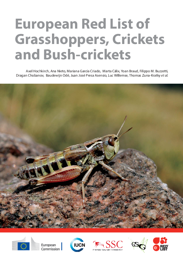 (PDF) European Red List of Grasshoppers, Crickets and Bush-crickets