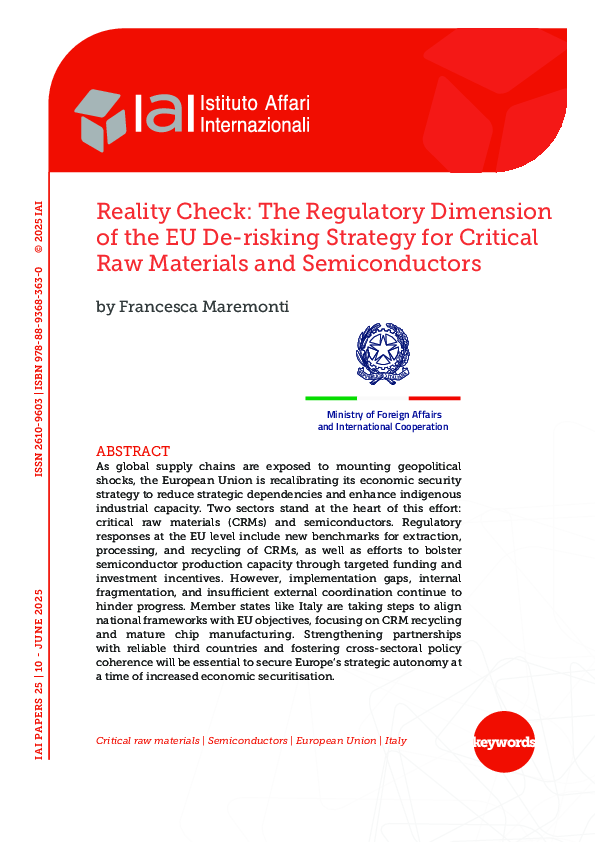 (PDF) Reality Check: The Regulatory Dimension of the EU De-risking ...