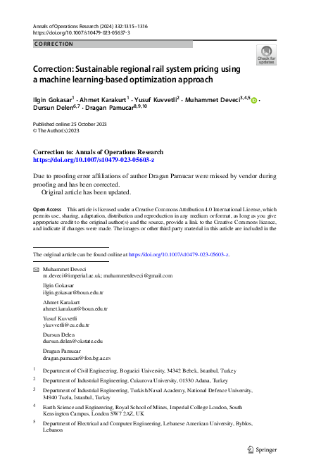 (PDF) Correction: Sustainable regional rail system pricing using a ...