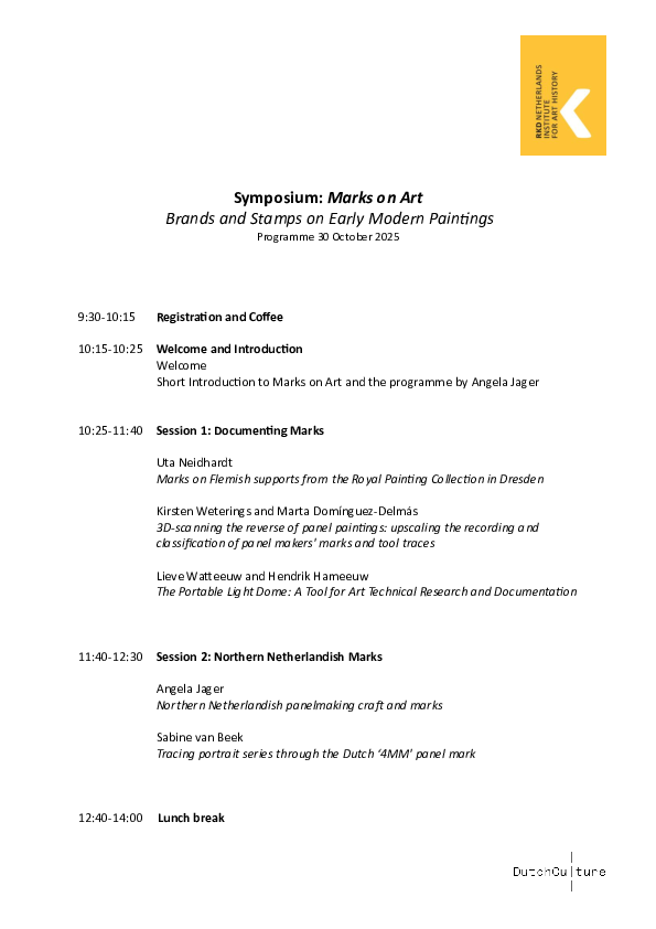 (PDF) Tracing the marks: the role of merchant marks in Art History ...