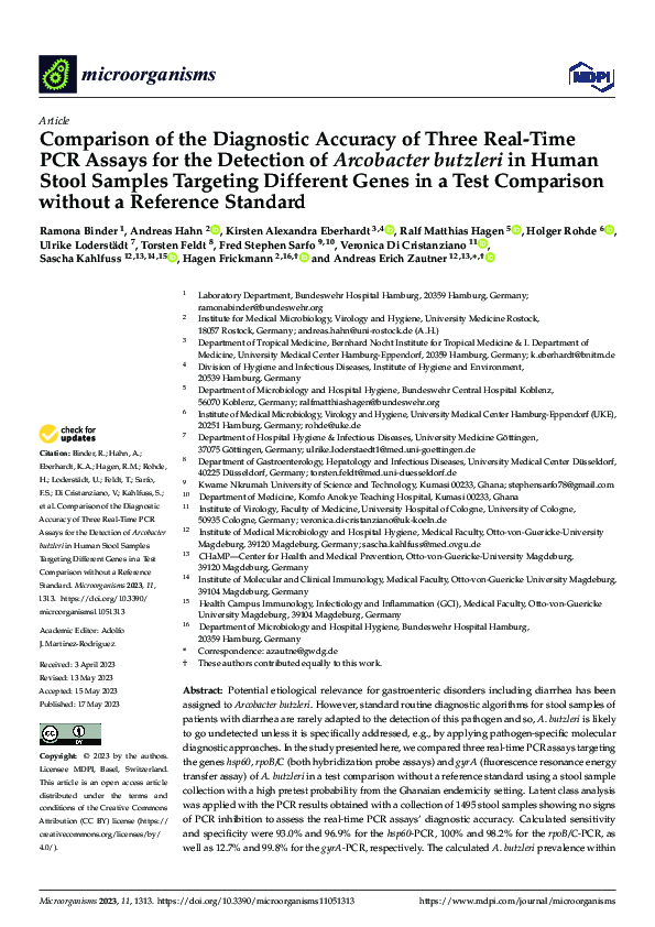 (PDF) Comparison of the Diagnostic Accuracy of Three Real-Time PCR ...