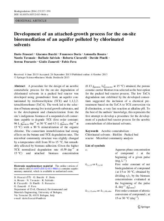 (PDF) Development of an attached-growth process for the on-site ...