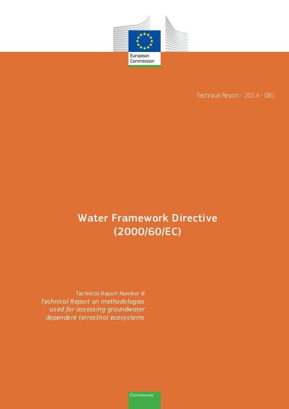 (PDF) The Water Framework Directive (2000/60/EC)