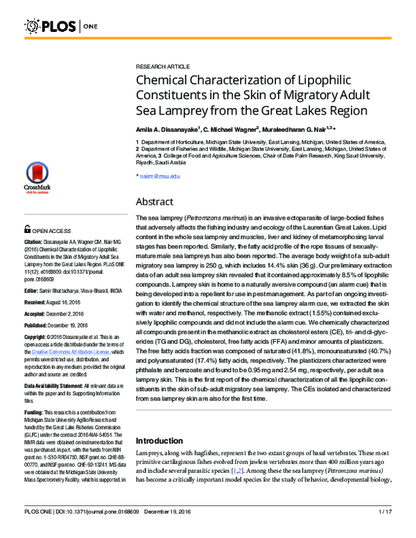 (PDF) Chemical Characterization of Lipophilic Constituents in the Skin ...