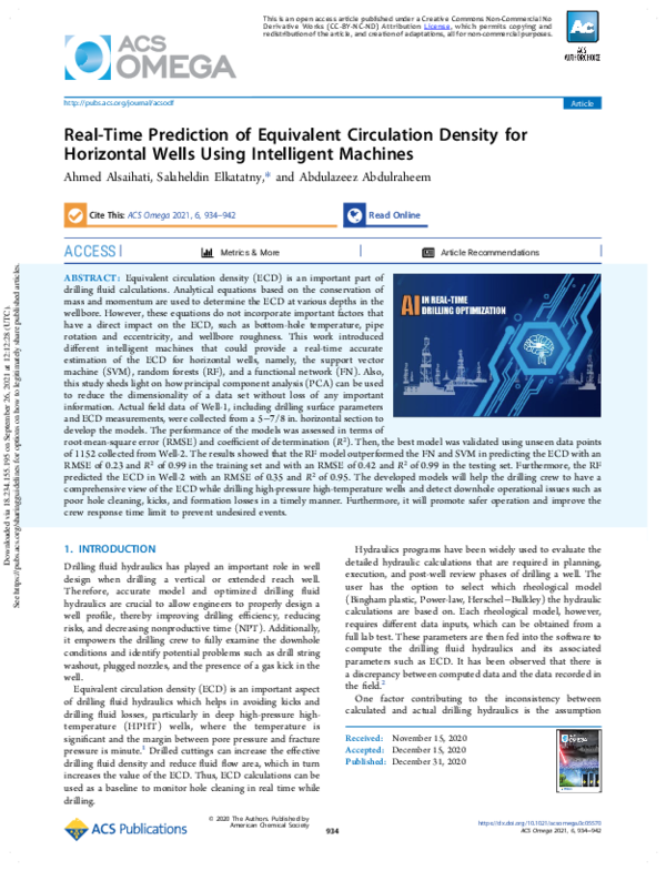 (PDF) Real-Time Prediction of Equivalent Circulation Density for ...