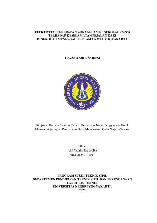 (PDF) EFEKTIVITAS PENERAPAN ZONA SELAMAT SEKOLAH (ZoSS) TERHADAP ...