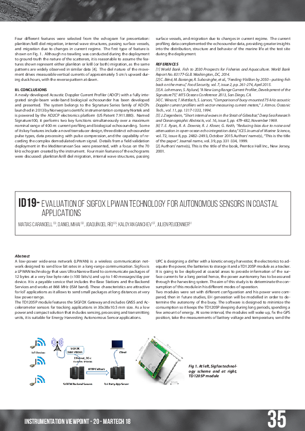 (PDF) Evaluation of SigFox LPWAN technology for autonomous sensors in ...