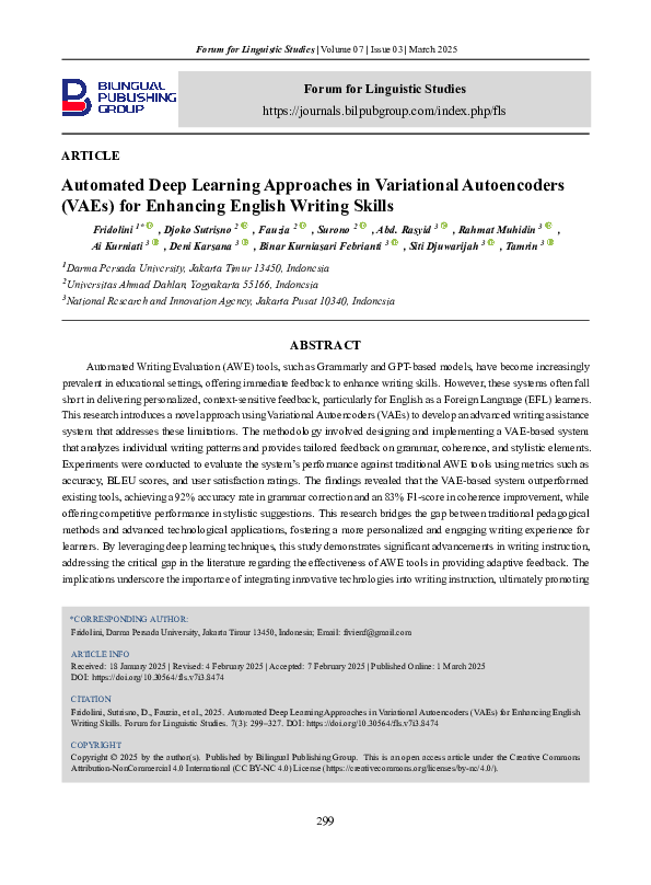 (PDF) Automated Deep Learning Approaches in Variational Autoencoders (VAEs) for Enhancing ...