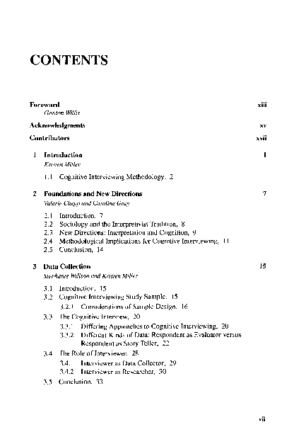 (PDF) Cognitive Interviewing Methodology