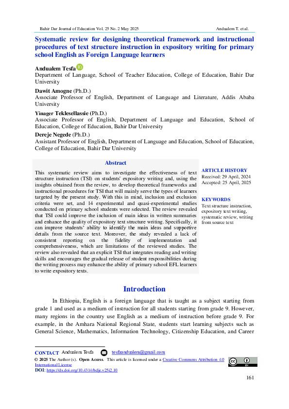 (PDF) Systematic review for designing theoretical framework and ...