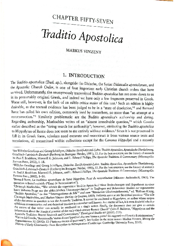 (PDF) Jesus in the Traditio Apostolica