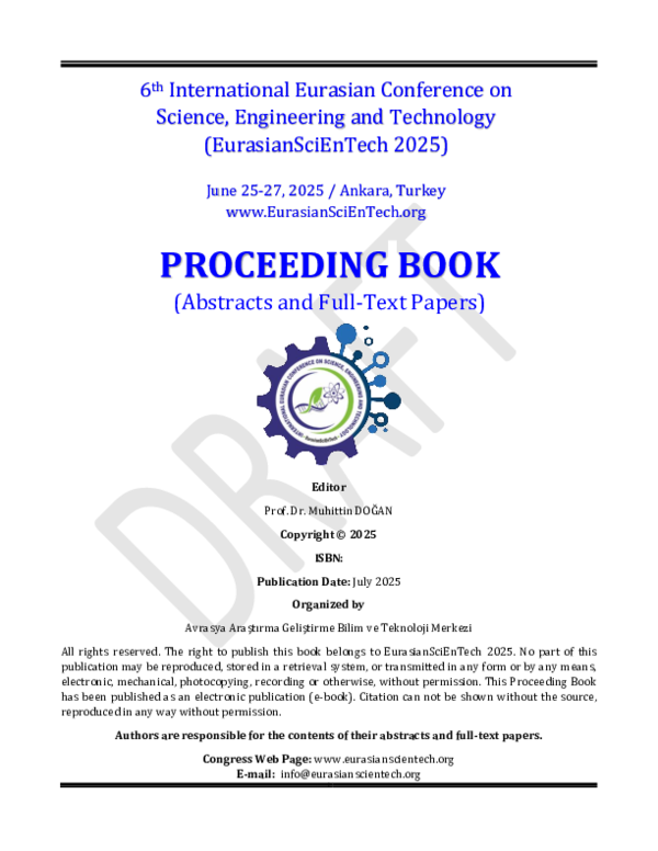 (PDF) Proceeding Book EurasianSciEnTech