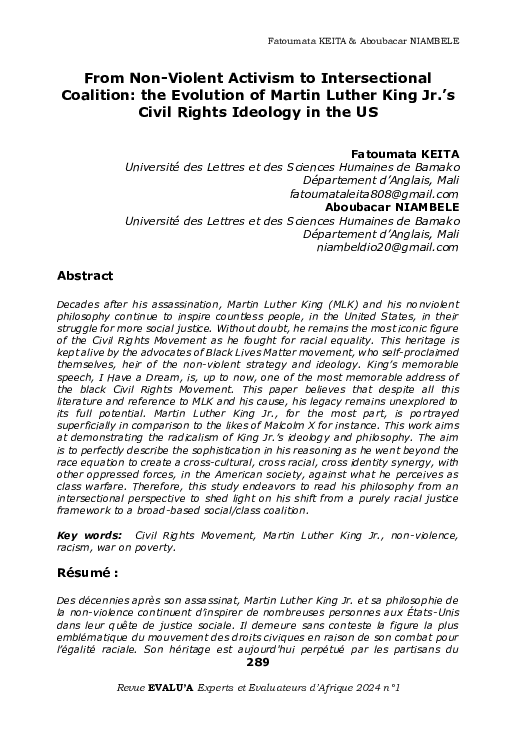 (PDF) From Non-Violent Activism to Intersectional Coalition: the ...