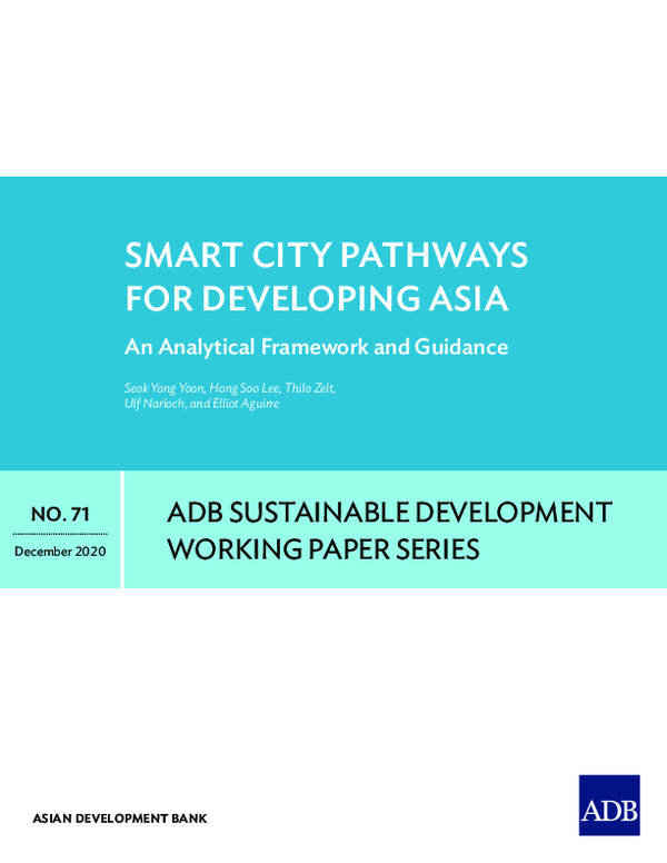 (PDF) Smart City Pathways for Developing Asia: An Analytical Framework ...