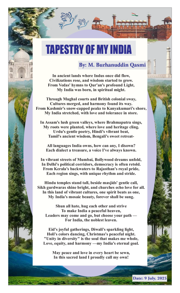 (PDF) TAPESTRY OF MY INDIA (Poem)