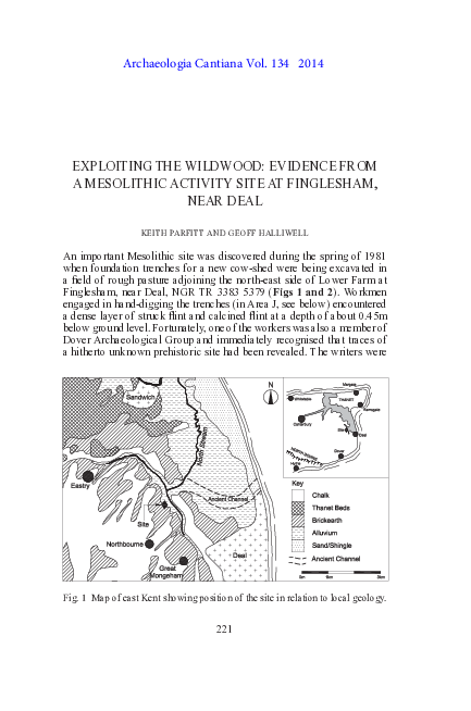 (PDF) Exploiting the Wildwood: Evidence from a Mesolithic Activity Site ...