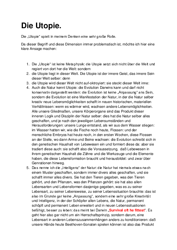 (PDF) Die Utopie