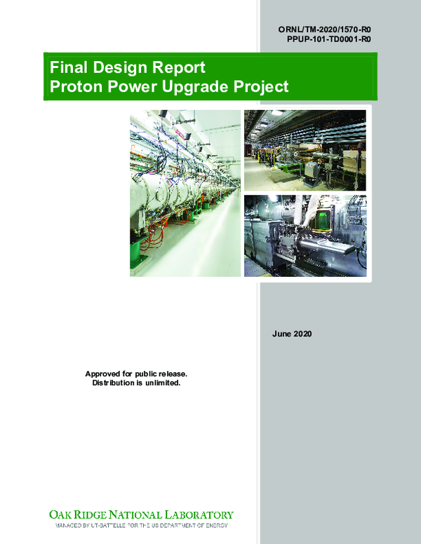 (PDF) Final Design Report. Proton Power Upgrade Project
