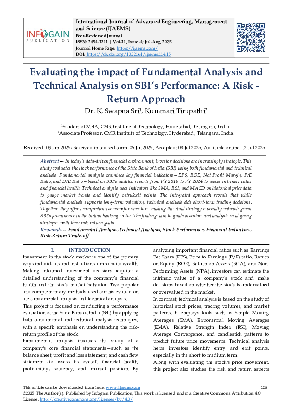 (PDF) Evaluating the impact of Fundamental Analysis and Technical ...