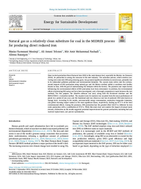 (PDF) Natural gas as a relatively clean substitute for coal in the ...