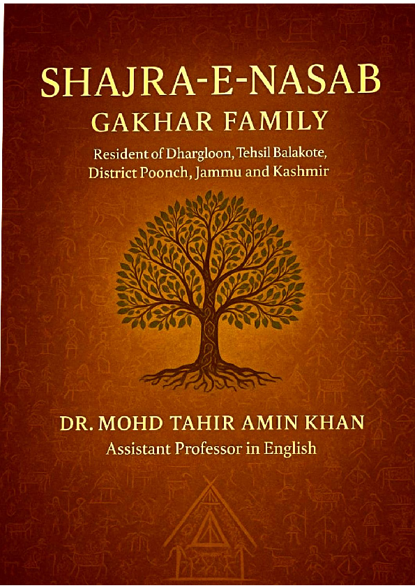 (PDF) Shajra e Nasab of Gakhar from Dhargloon, tehsil Balakote ...