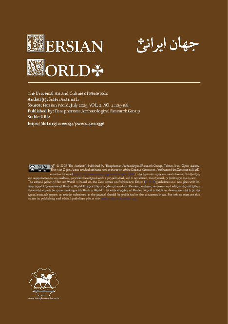 (PDF) Suren Azarnush, Book review of The Universal Art and Culture of Persepolis by Ali Asghar ...