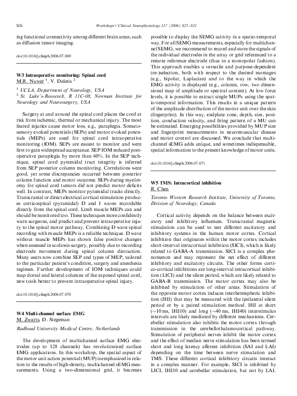 (PDF) W4 Multi-channel surface EMG