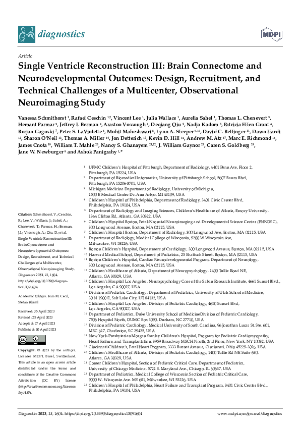 (PDF) Single Ventricle Reconstruction III: Brain Connectome and ...