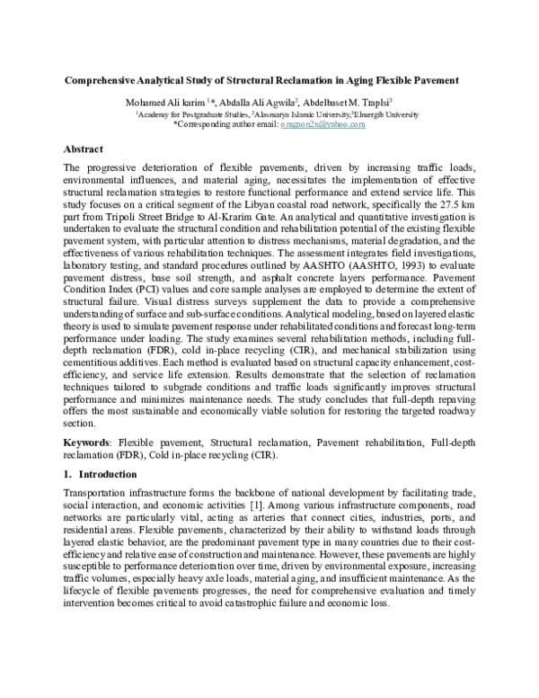 (PDF) Comprehensive Analytical Study of Structural Reclamation in Aging ...