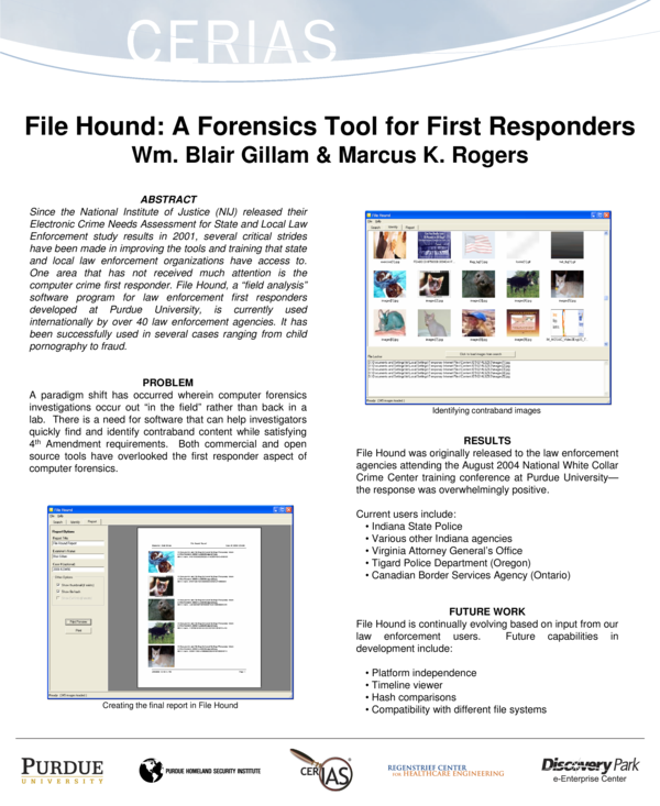 (PDF) File Hound: A Forensics Tool for First Responders