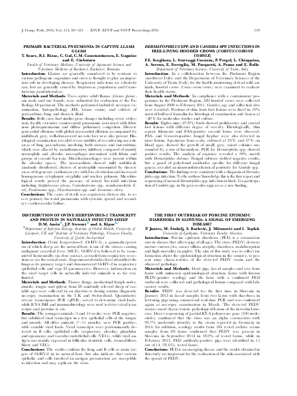 (PDF) Dermatophilus spp. and Candida spp. Infections In Free-Living ...