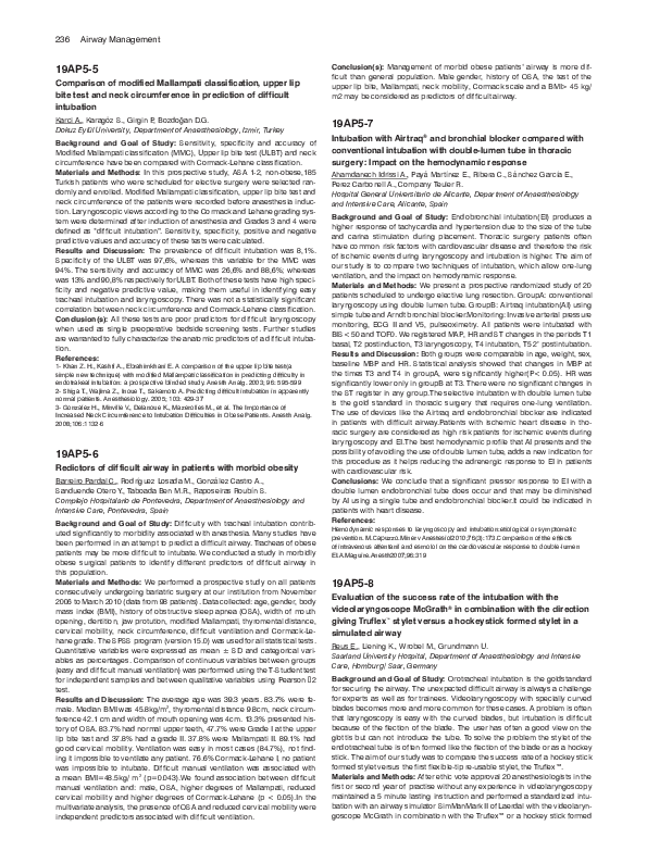 (PDF) Comparison of modified Mallampati classification, upper lip bite ...