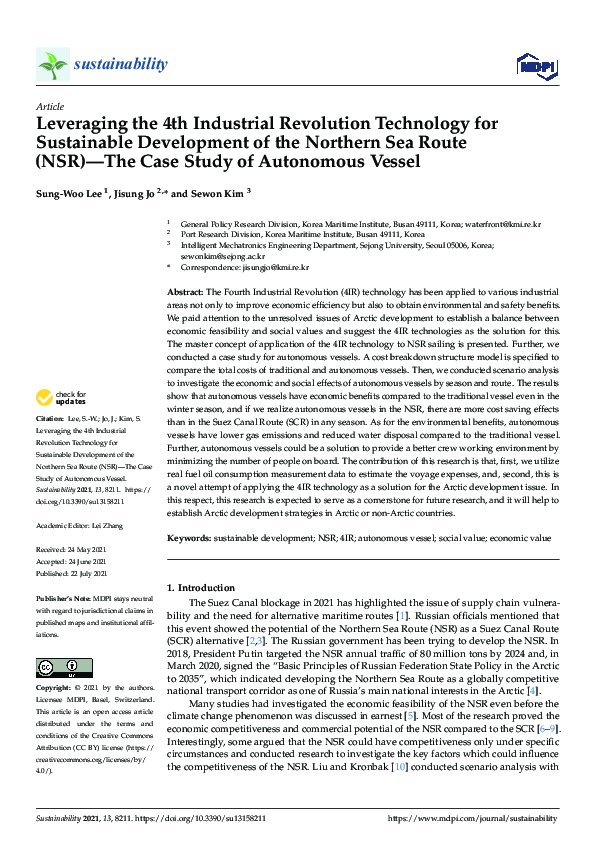 (PDF) Leveraging the 4th Industrial Revolution Technology for ...