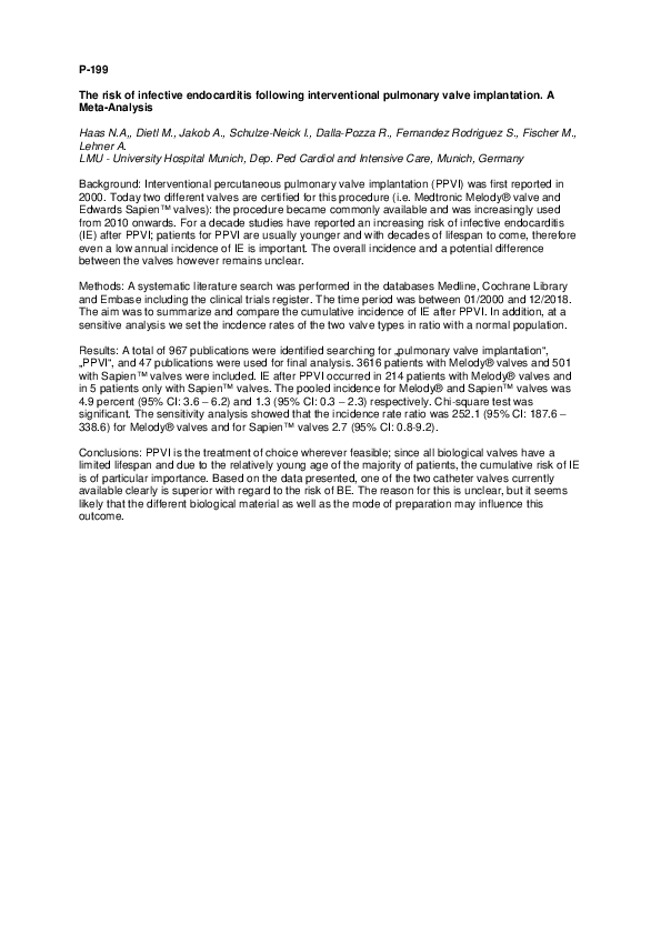 (PDF) 5 Outcomes of ductal stenting with pre-existing branch pulmonary ...