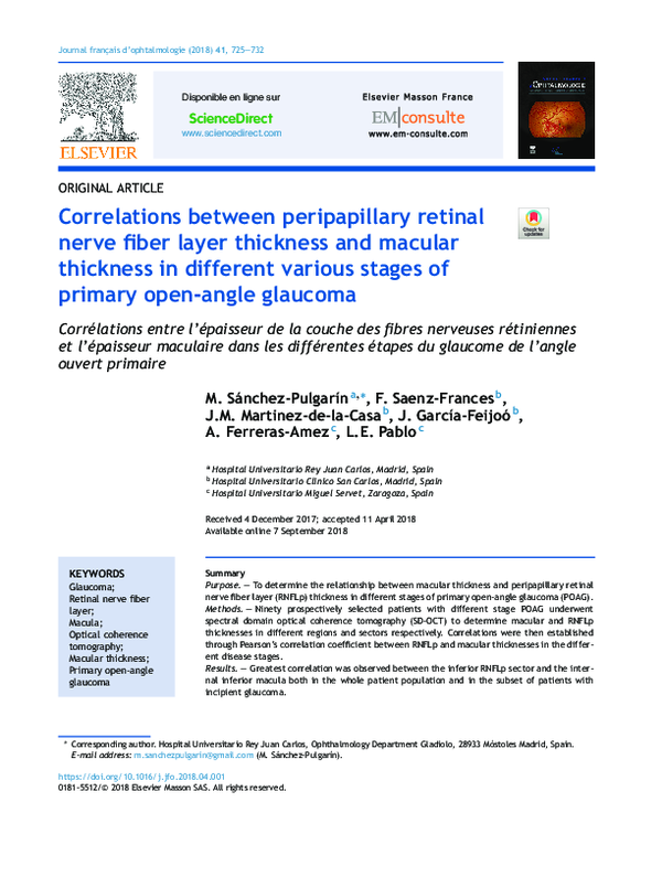 (PDF) Correlations between peripapillary retinal nerve fiber layer ...