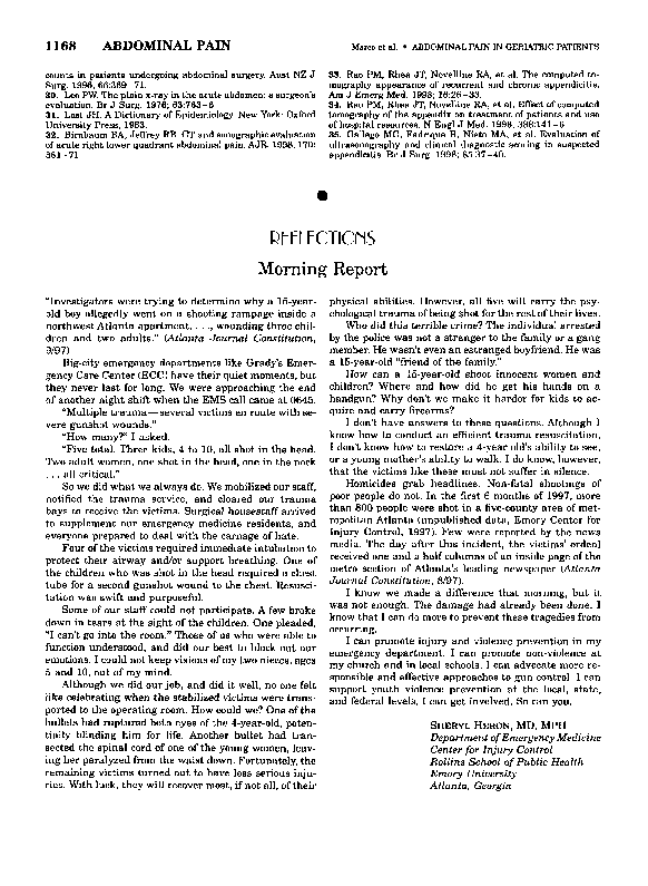 (PDF) Morning Report