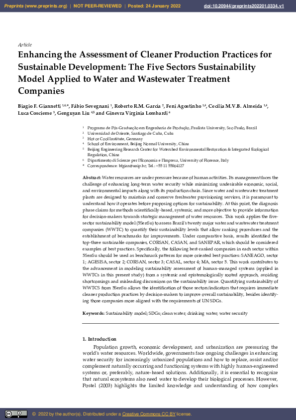 (PDF) Enhancing the assessment of Cleaner Production Practices for ...