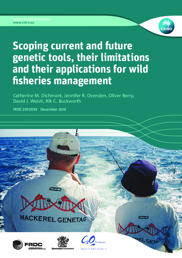 (PDF) Scoping current and future genetic tools, their limitations and their applications for ...