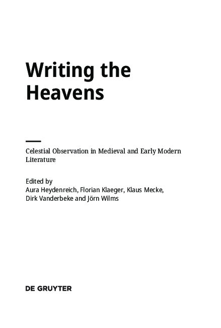(PDF) The End of 'Heavenly Writing', or: Speech of the Dead Christ down ...