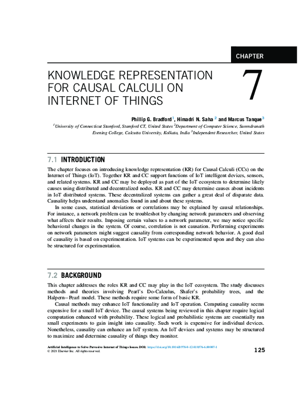 (PDF) Knowledge Representation for Causal Calculi on Internet of Things